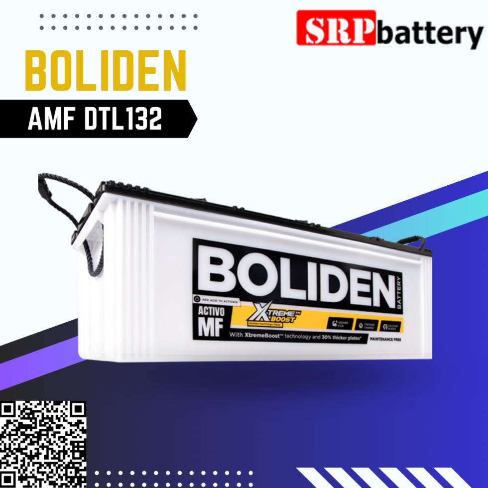 แบตเตอรี่ BOLIDEN AMF DTL132 (12โวลท์ 132แอมป์) ราคาถูก